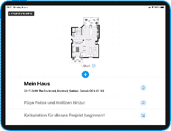 Erstelle einen Raum mit der quadratischen Raum-Funktion