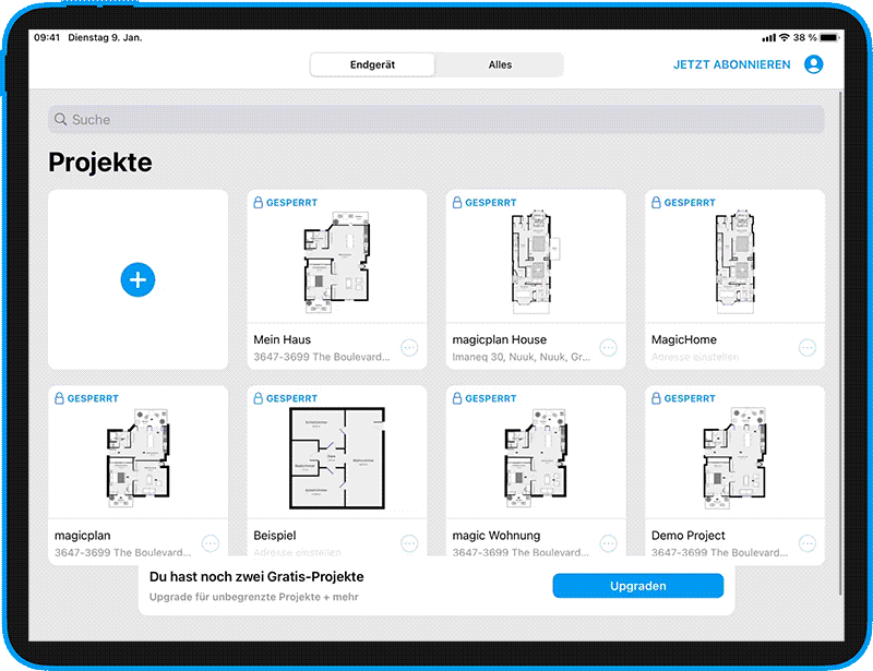 Erstelle Dein magicplan-Konto