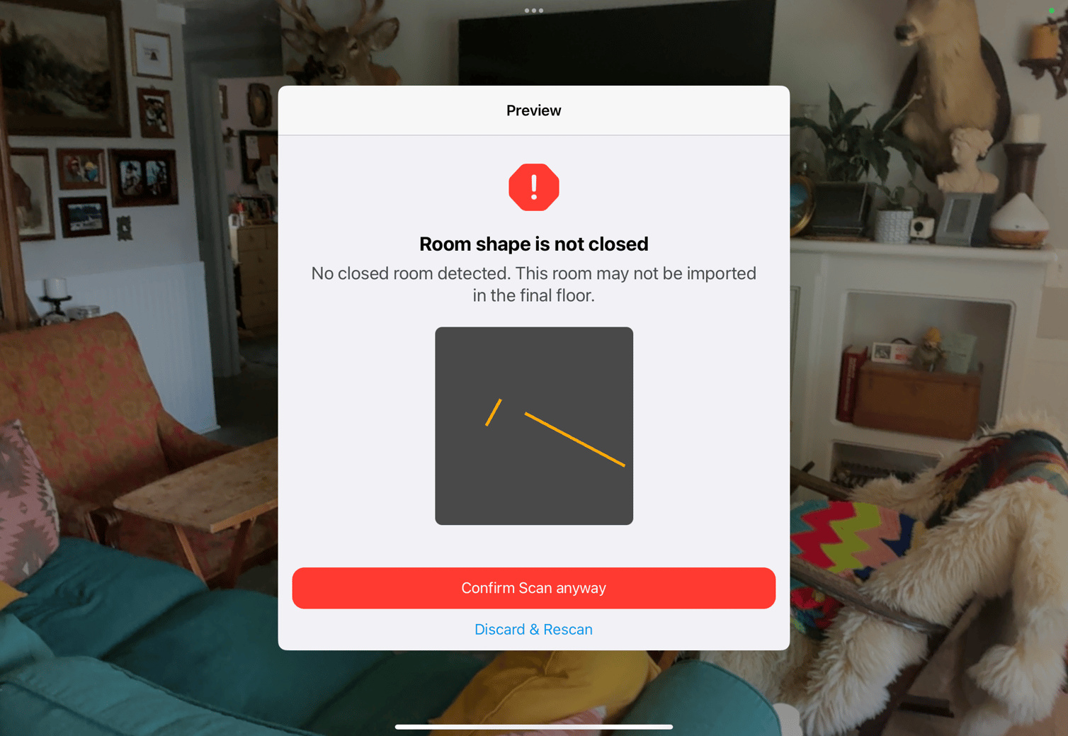 Scan a Floor Plan with LiDAR Auto-Scan (iOS)